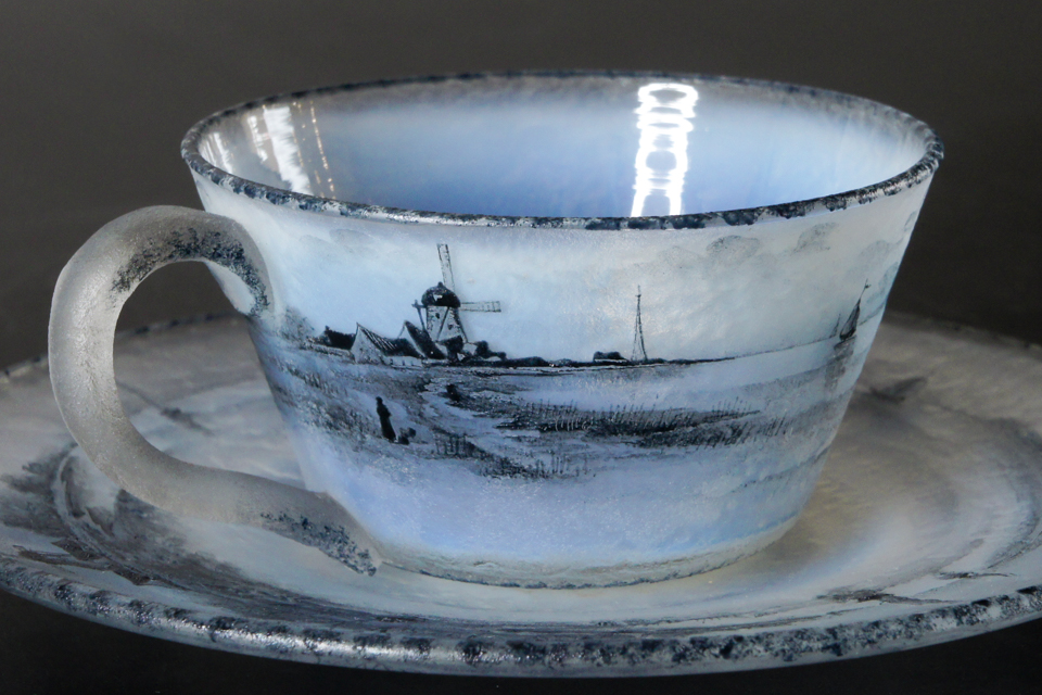 ドーム兄弟「オランダ風景 カップ&ソーサー」《アンティックかとう》