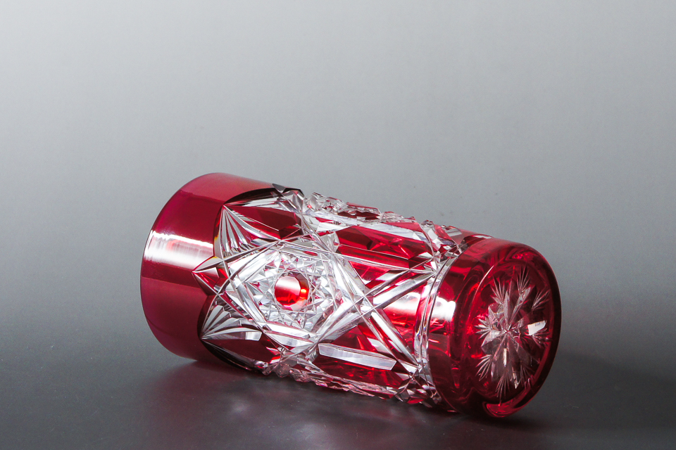 オールドバカラ「ラニー LAGNY ハイボールグラス （Cranberry Color）」《アンティックかとう》